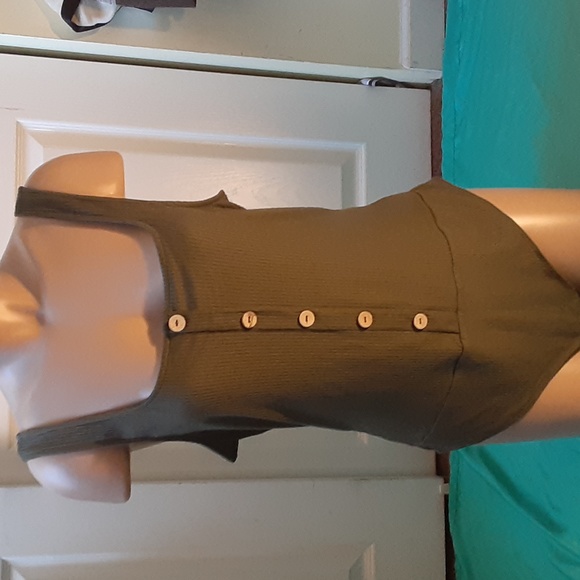 iris | Tops | Iris Olivr Ribbed Bodysuit Size X | Poshmark